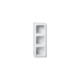 GIRA AP-Geh&auml;use 3f + Rahmen Standard 55 Rwei&szlig; 106303)