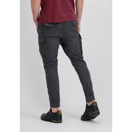 Cargohose Alpha Industries "Airman Pant", Herren, Gr. 30, Normalgr&ouml;&szlig;en, grau (vintage grau), Obermaterial: 98% Baumwolle, 2% Elastan. Futter: 100% Baumwolle, Hosen Cargohose