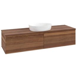 Villeroy & Boch Villeroy und Boch Antao Waschtisch-Unterschrank K36012HM 160x36x50cm, Waschbeckenplattenfarbe warm walnut, warm walnut