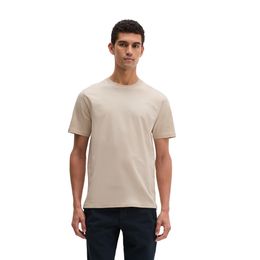 Marc O'Polo T-Shirt MARC O'POLO "aus reiner Bio-Baumwolle", Herren, Gr. L, grau silk, Obermaterial: 100% Baumwolle, unifarben, Basic, regular fit, Rundhals, Shirts T-Shirt