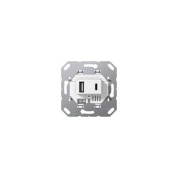 GIRA USB-Spannungsversorgung 2f TypA/C Einsatz ws 234900)