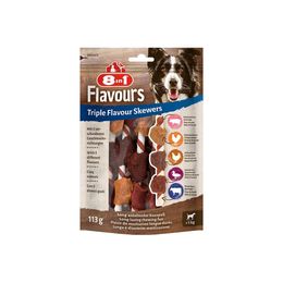 8IN1 Triple Flavour Skewers Hundesnacks Zahnpflege 6 St&uuml;ck