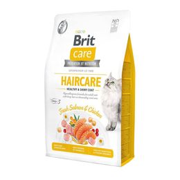 Brit Care GF Haircare Healthy & Shiny Coat Katzen-Trockenfutter getreidefrei 2kg