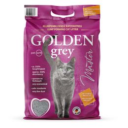 pet-earth Golden Grey Master Katzenstreu mit Babypuderduft 14kg