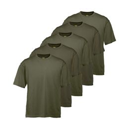 Wald & Forst Wald & Forst T-Shirts 5er-Pack Rundhalsausschnitt, Oliv (Gr&ouml;&szlig;e: XL)