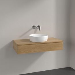 Villeroy & Boch Villeroy und Boch Antao Waschtisch-Unterschrank K09111HN 100x19x50cm, Waschbeckenplattenfarbe honey oak, honey oak