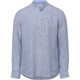 Almsach Streifenhemd Slim Fit Gr&uuml;n/Blau (Gr&ouml;&szlig;e: L)