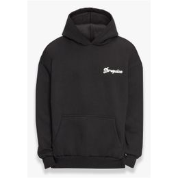 Kapuzensweatshirt DROPSIZE "Dropsize Herren Dropsize Heavy Oversize Pray Love Hustle Hoodie", Herren, Gr. L, schwarz, 70% Baumwolle, 30% Polyester, bedruckt, Sweatshirts