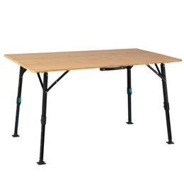 Defa Europe Verstellbarer Campingtisch Bamboo, 120 x 70 cm