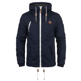 !Solid Kurzjacke SOLID "Kurzjacke SDTilden", Herren, Gr. M, blau (insignia b), Obermaterial: 65% Polyester PES. 35% Baumwolle CO., Jacken Kurzjacke