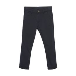 Cargohose Minymo "Cargohose MIPants", Jungen, Gr. 116, N-Gr, blau (schwarz navy), Obermaterial: 97% Baumwolle CO. 3% Elasthan EL., Hosen Cargohose