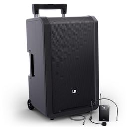 LD-Systems LD Systems ANNY 12 BPH B6 - 12" Mobiler Bluetooth PA-Lautsprecher mit Akkus, Mixer