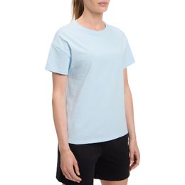 T-Shirt Energetics "DA.-T-SHIRT ENZA SHORT SLEEVE W", Damen, Gr. S, blau light, Jersey, Obermaterial: 100% Baumwolle, Rundhals, Shirts T-Shirt, f&uuml;r sportliche Aktivit&auml;ten und Freizeit, kurze &Auml;rmel, atmungsaktiv