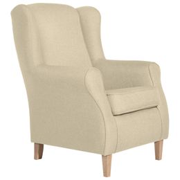 Max Winzer Ohrensessel Lorris Beige Falchgewebe