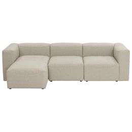 Max Winzer Ecksofa Lena in Creme Flachgewebe