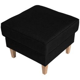 Max Winzer Hocker Lorris Schwarz Flachgewebe