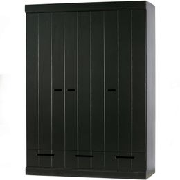 Dreht&uuml;renschrank Connect Schwarz