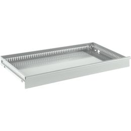 LISTA Schublade f&uuml;r ESD-Fl&uuml;gelt&uuml;rschrank, HxBxT 95 x 1000 x 580 mm, Traglast 50 kg, lichtgrau RAL 7035