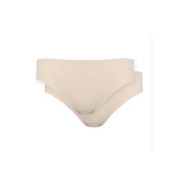 Brasilslip MAGIC BODYFASHION "Dream Invisibles", Damen, Gr. L, braun (latte), Microfaser, Obermaterial: 83% Polyamid, 17% Elasthan, k&ouml;rpernah, Unterhosen, Nahtlose Verarbeitung mit lasergeschnittenen Kanten