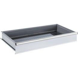 LISTA Schublade f&uuml;r ESD-Schwerlastschrank, BxT 918 x 459 mm, Traglast 200 kg, Fronth&ouml;he 75 mm, lichtgrau RAL 7035