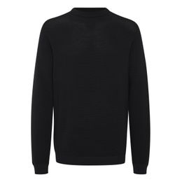 !Solid Strickfleece-Pullover SOLID "Strickpullover SDValencia", Herren, Gr. L, schwarz, Obermaterial: 100% Baumwolle CO., Pullover