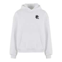 Kapuzensweatshirt "Upscale by Mister Tee Artists Gallery Fluffy Hoody", Herren, Gr. M, wei&szlig;, 70% Baumwolle, 30% Polyester, UPSCALE BY MISTER TEE, bedruckt, Sweatshirts