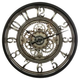 Wanduhr Sven Dunkelgrau