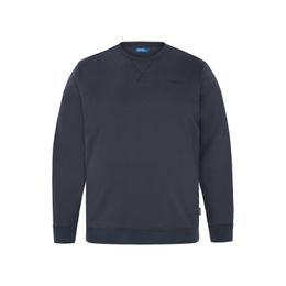 Longpullover Blend "Sweater BHBdownton", Herren, Gr. 4XL, blau (schwarz navy), Obermaterial: 50% Baumwolle CO. 50% Polyester PES., Pullover Longpullover