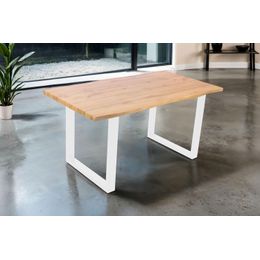 Esstisch DUA / 160x85 / U-Gestell Wei&szlig;