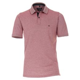 Poloshirt Casamoda "Casamoda Polo-Shirt uni", Herren, Gr. M, rot (hellrot), 95% Baumwolle, 5% Elasthan, Shirts