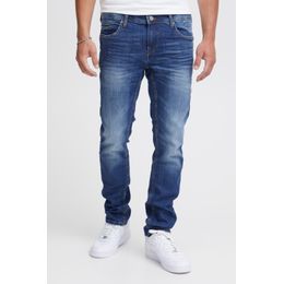 5-Pocket-Jeans Blend "BHCirrus", Herren, Gr. 26, L&auml;nge 30, blau (middle blau), Jeans, 98% Baumwolle, 2% Elasthan, unifarben, skinny fit lang, Jeans 5-Pocket-Jeans, Jeanshose mit tiefem Bund und schmalem Bein - Cirrus Fit