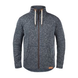 !Solid Fleecejacke SOLID "Fleecejacke SDLuki", Herren, Gr. L, blau (ins bl mel), Obermaterial: 100% Polyester PES., Jacken Fleecejacke