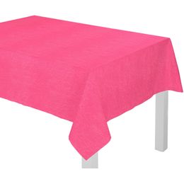 Tischdecke WIRTH "Lahnstein" Gr. 4, pink, B:130cm L:190cm, Polyester, Tischdecken, Tischdecke