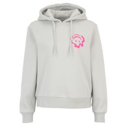 Kapuzenpullover MISS TEE "Miss Tee Every Things Nice Hoody", Damen, Gr. L, lightasphalt, 65% Baumwolle, 35% Polyester, mehrfarbig, oversize, ohne Ausschnitt, Pullover Kapuzenpullover