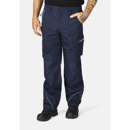 Arbeitshose HERO by John Medoox "GLENN Pro Workwear Arbeits-Cargohose", Herren, Gr. 46, L&auml;nge 32, blau (marine), Sweatware, 65% Polyester, 35% Baumwolle, gerade lang, Hosen Arbeitshose, Arbeits-Cargohose Funktionsqualit&auml;tf&uuml;r Herren