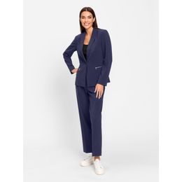 Heine Witt Damen Anzug mit Nadelstreifen, marine, Gr&ouml;&szlig;e 38