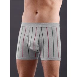 w&auml;schepur men Herren Schl&uuml;pfer, grau-gestreift, Gr&ouml;&szlig;e 5