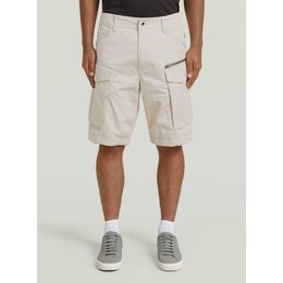 G-Star Raw Cargohose G-STAR "Rovic Zip Relaxed Shorts", Herren, Gr. 40, beige (wei&szlig;bait), Obermaterial: 97% Baumwolle, 3% Elasthan, Hosen Cargohose