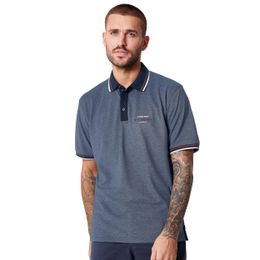 Poloshirt Casamoda "Casamoda Polo-Shirt uni", Herren, Gr. L, blau (graues dunkelblau), 95% Baumwolle, 5% Elasthan, Shirts