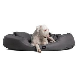 tierlando ARES VISCO Polyester - Orthop&auml;disches Hundebett schwarz/ graphit 1,25 m, 30 cm, 1,05 m