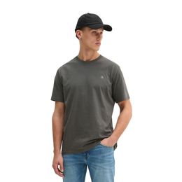 Marc O'Polo T-Shirt MARC O'POLO "aus reiner Bio-Baumwolle", Herren, Gr. M, grau (light graphite), Obermaterial: 100% Baumwolle, unifarben, Basic, regular fit, Rundhals, Shirts T-Shirt