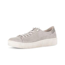 Sneaker Gabor "Sneaker low", Damen, Gr. 35,5, grau, Schuhe Sneaker