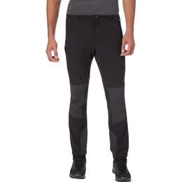 Outdoorhose McKINLEY "He.-Hose Beira mn", Herren, Gr. 50, N-Gr, schwarz, Web, Obermaterial: 92% Polyester, 8% Elasthan, unifarben mit Farbeins&auml;tzen, Hosen Outdoorhose