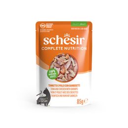 Schesir Katzenfutter Thunfisch Huhn Garnelen Jelly 85 g