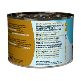 Katzenfutter Adult Gefl&uuml;gel, Hirsch 200 g