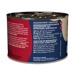 Katzenfutter Senior Gefl&uuml;gel, Rind 200 g