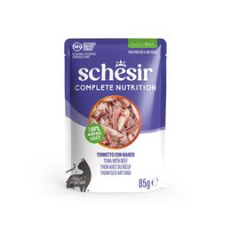 Schesir Katzenfutter Thunfisch Rind in Jelly 85 g