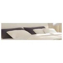 Dekokissen Hapo "Hana, 2er Kissenset", cremewei&szlig;, unifarben, B:40cm H:20cm L:40cm, Faserb&auml;llchen (Polyester), Dekokissen_Sitzkissen_Kissenh&uuml;llen, Super Softflocken