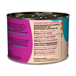 Katzenfutter Adult Gefl&uuml;gel, Ente 200 g