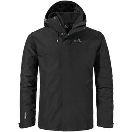 Sch&ouml;ffel Sch&ouml;ffel 3in1 Okere Doppeljacke Herren - Gr&ouml;&szlig;e 48 - schwarz
